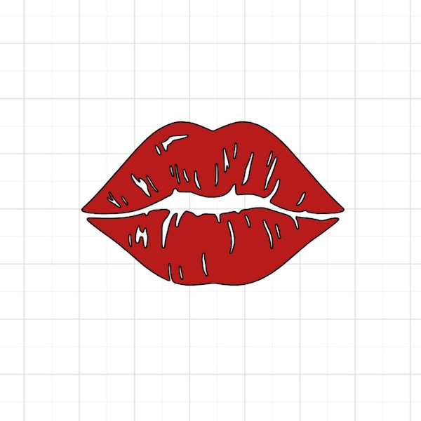 Lips Car Decal - Etsy