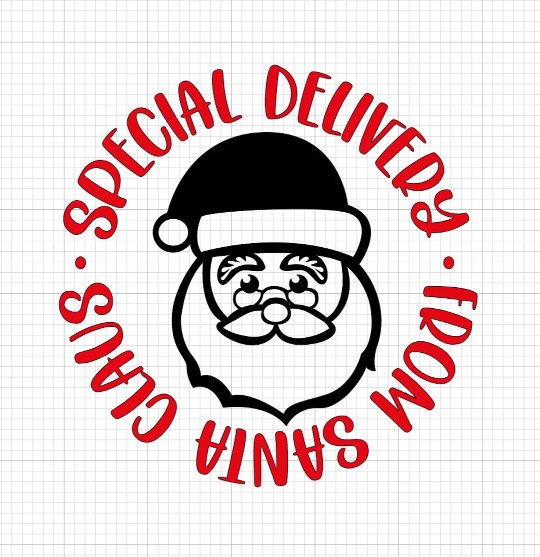 Special Delivery From Santa Claus Vinyl Decal - Etsy