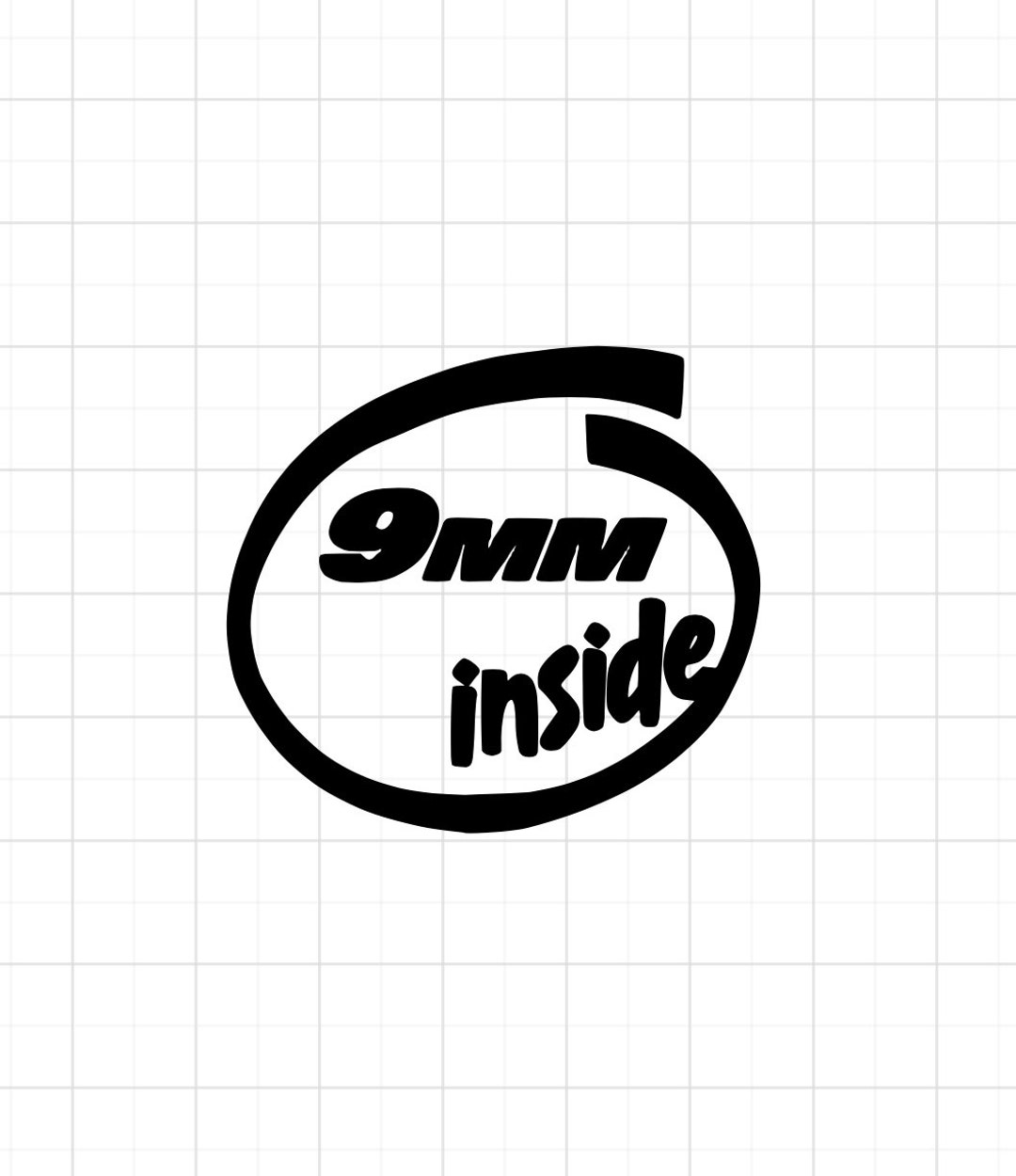 9mm Inside Decal - Etsy