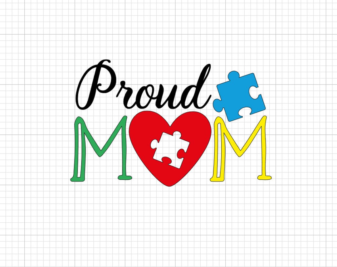 Proud Autism Mom Awareness Vinyl Decal - Etsy