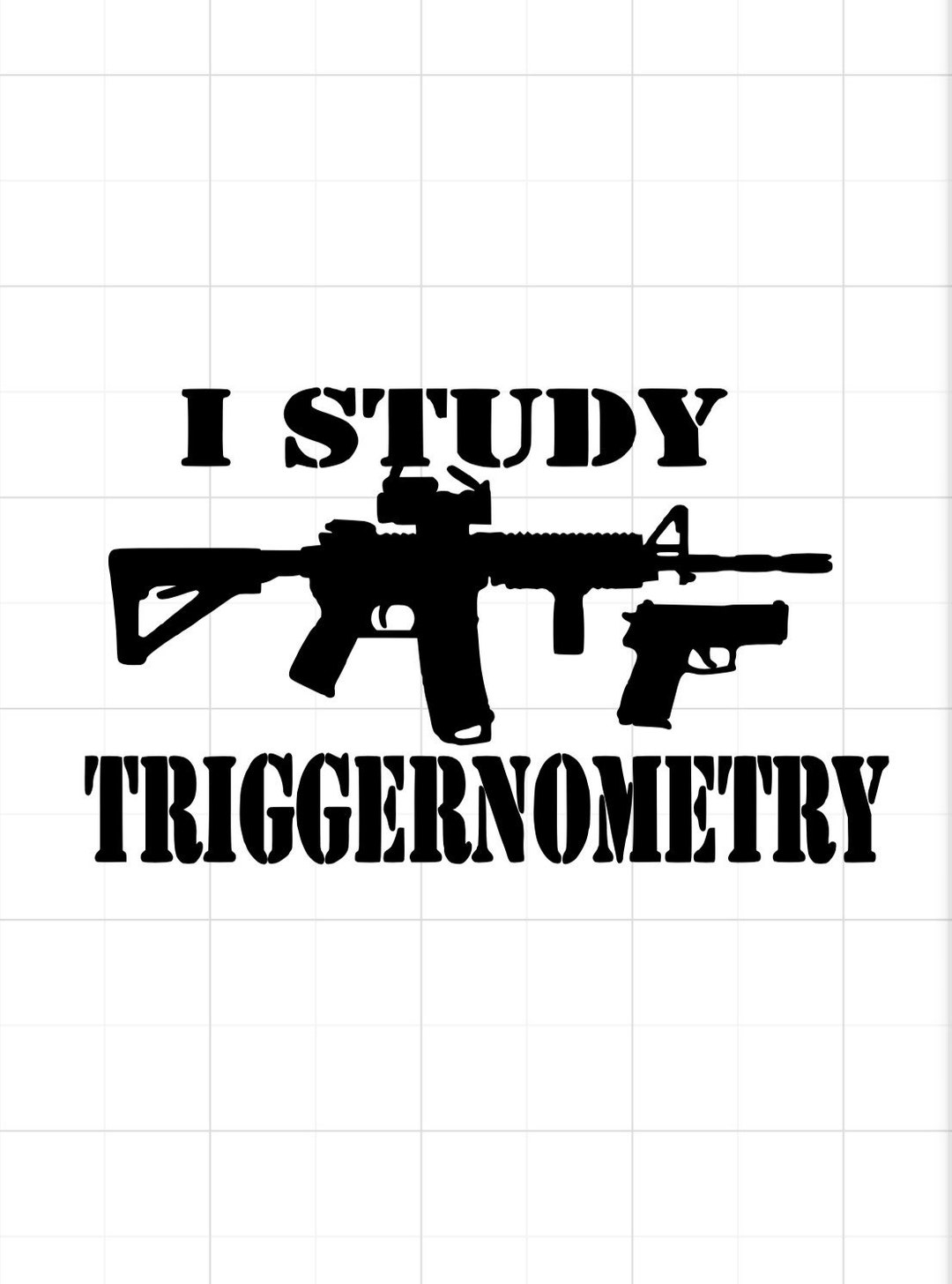 I Study Triggernometry Vinyl Decal - Etsy