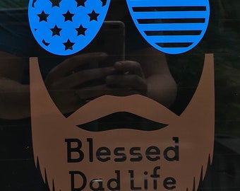Dad Life Car Decal - Etsy