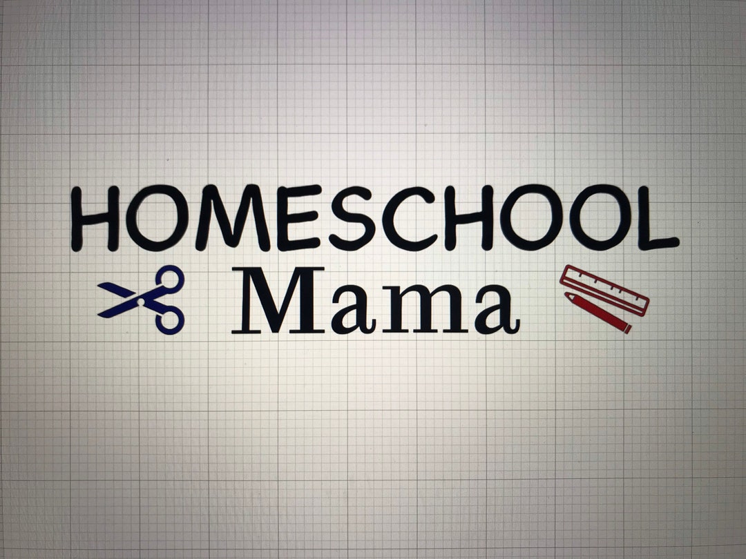Homeschool Mama Vinyl Decal - Etsy