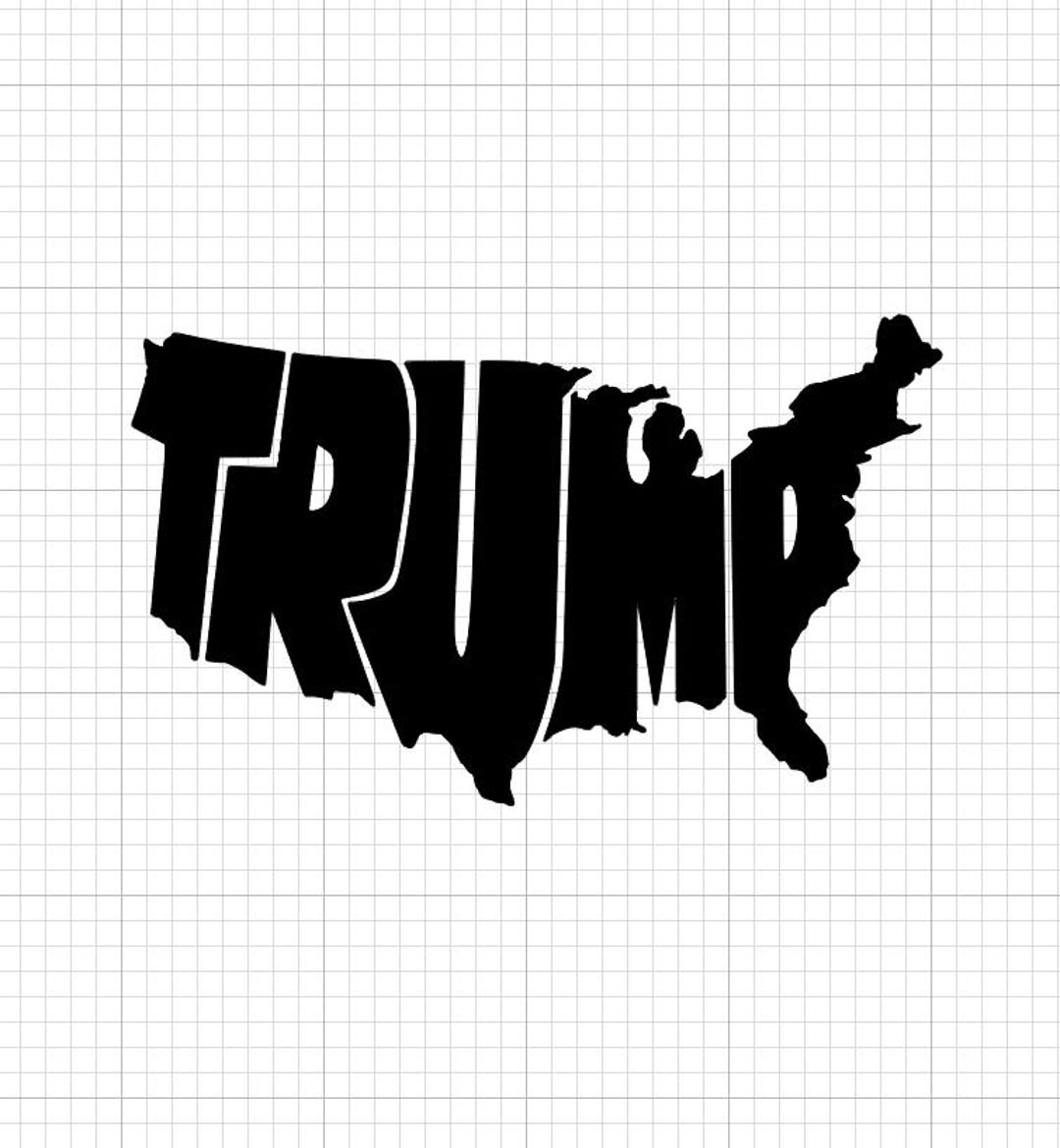 Trump Vinyl Decal - Etsy