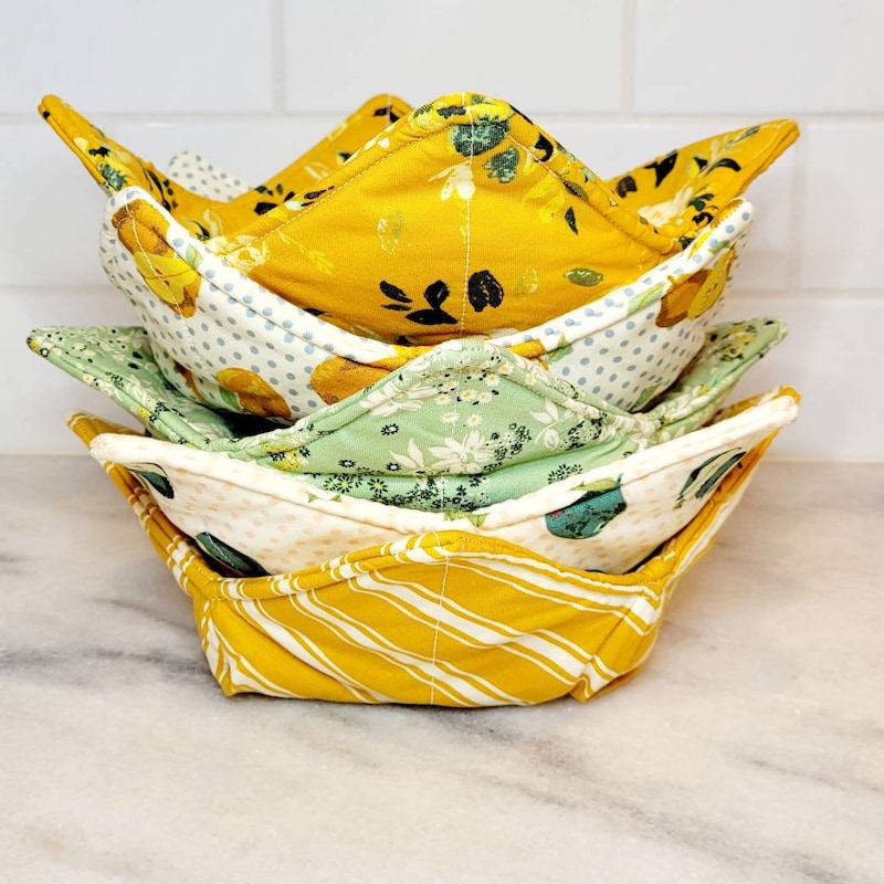 Quilted Bowl Cozy - Etsy