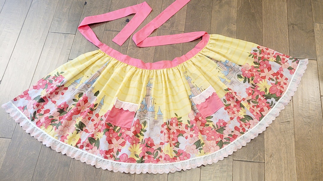 Kitchen Apron Adult, Half Apron, Vintage Style Apron, Retro, Diner ...