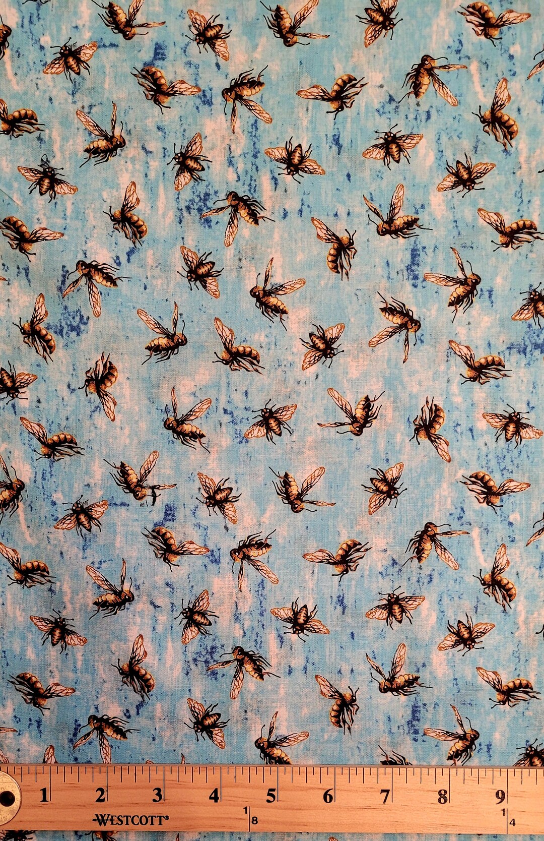 Creature Comforts Busy Bees 100% Cotton Fabric, Quilting Cotton, Fabric ...