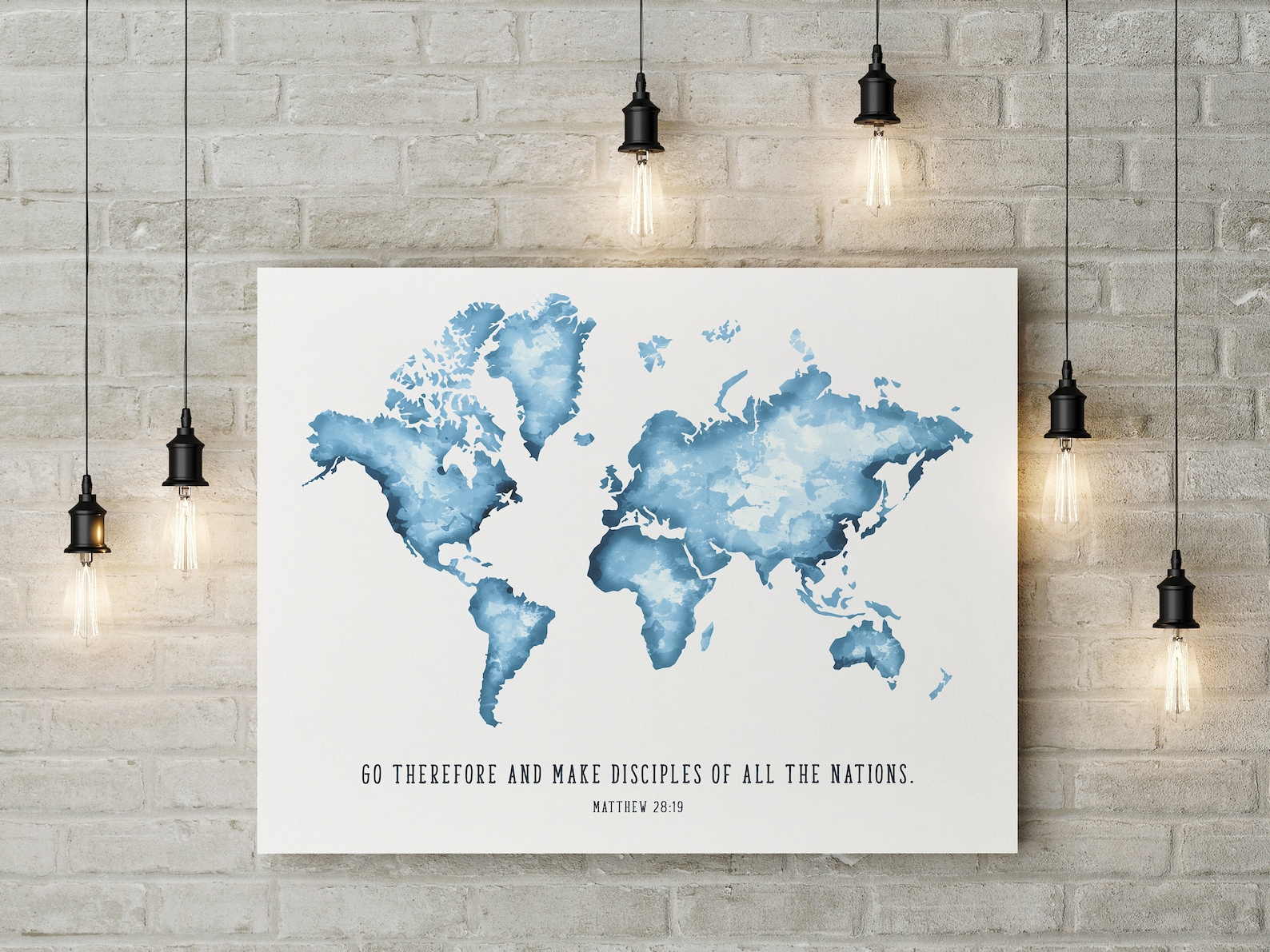 The Great Commission | Matthew 28:19 | Christian Printable | Bible ...