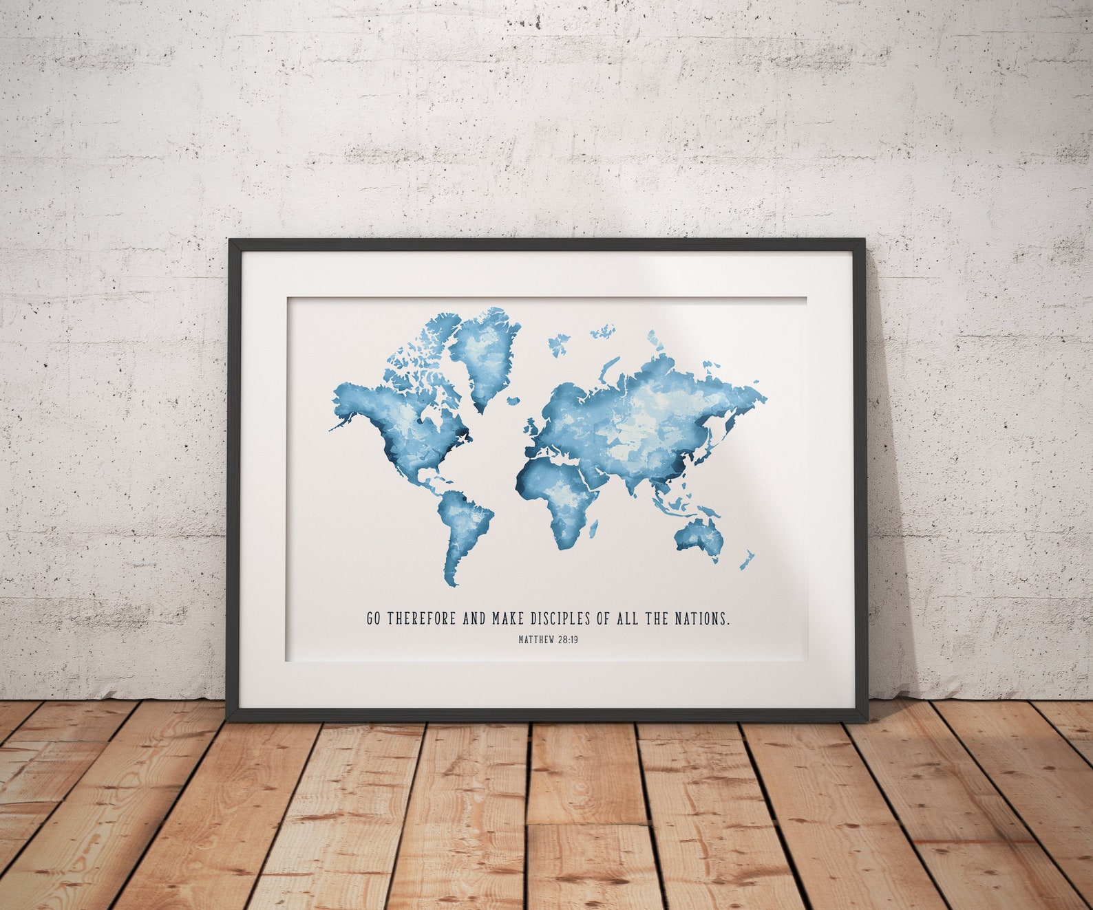 The Great Commission | Matthew 28:19 | Christian Printable | Bible ...
