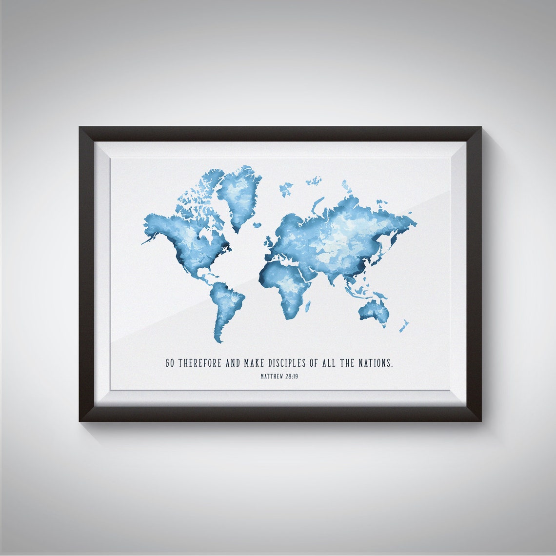 The Great Commission | Matthew 28:19 | Christian Printable | Bible ...