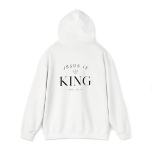 Jesus is King Hoodie Unisex - Etsy