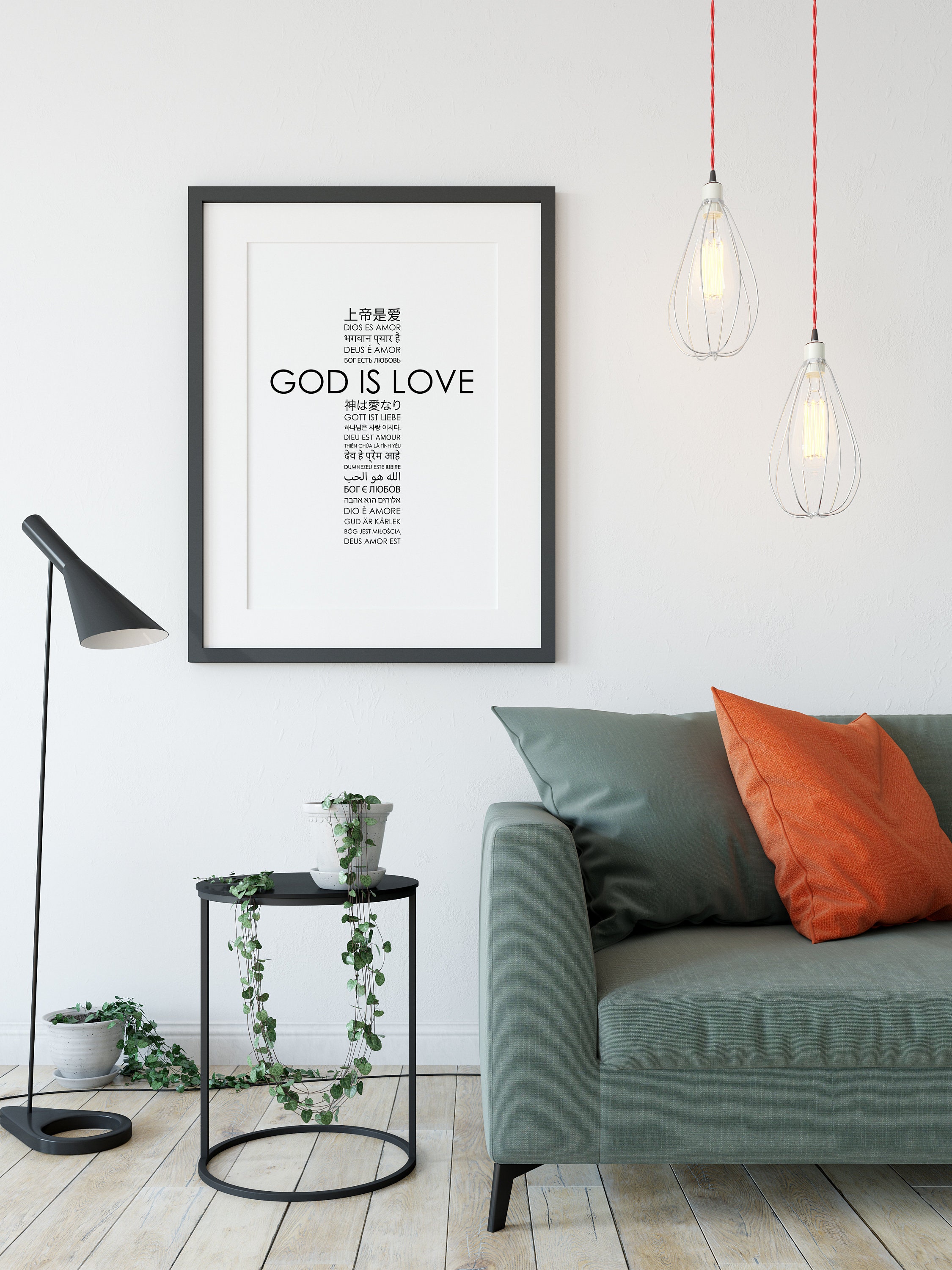 God is Love in 20 Different Languages | Christian Printable | Bible ...