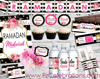 Ramadan Shaped Paper Cut Outs Small Eid Mubarak Decoration - Etsy