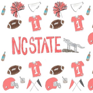 North Carolina State University NC State NCSU Wolfpack Football ...