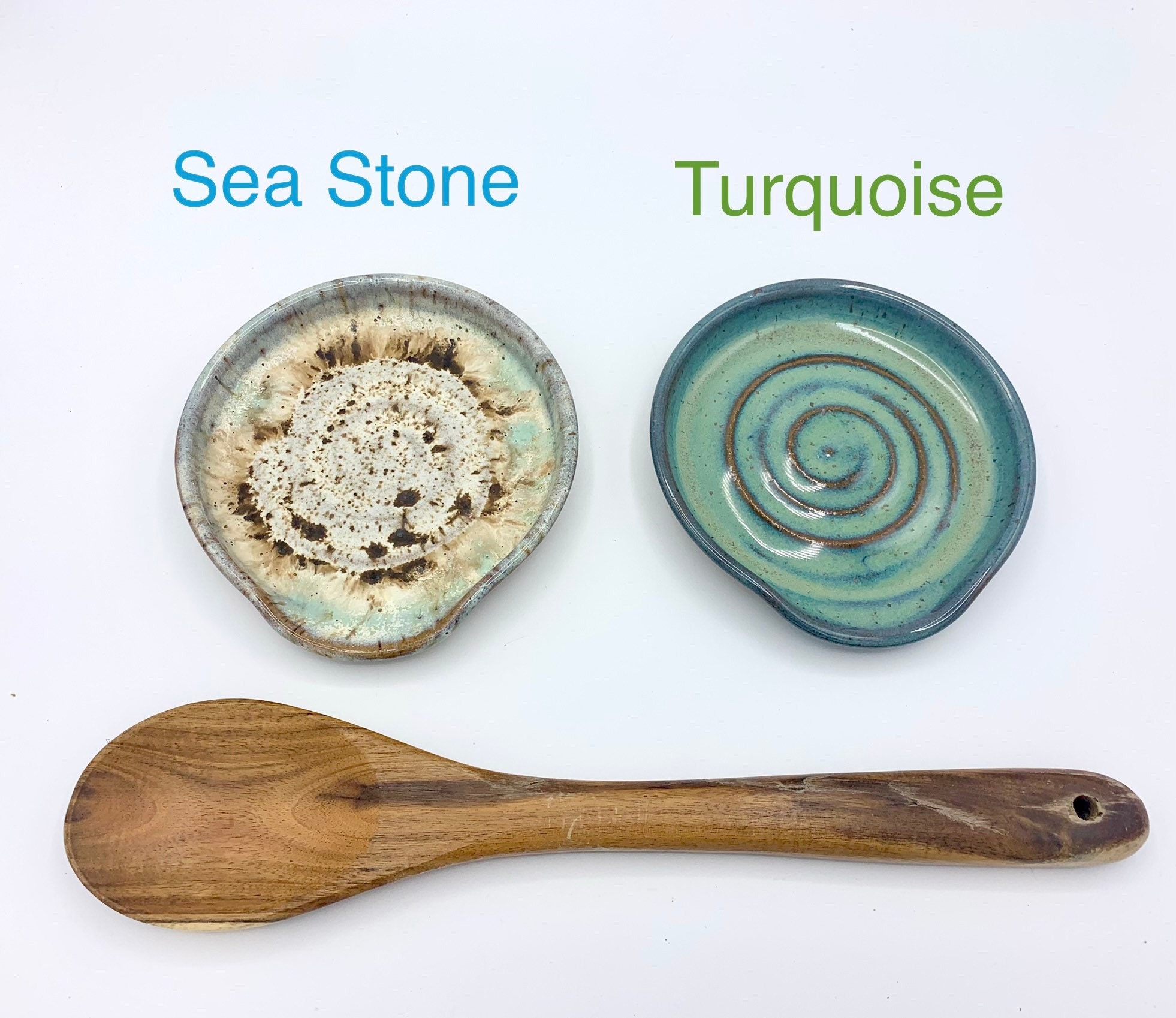 Stoneware Spoon Rest/ Handmade Pottery/ Colonial Collections - Etsy