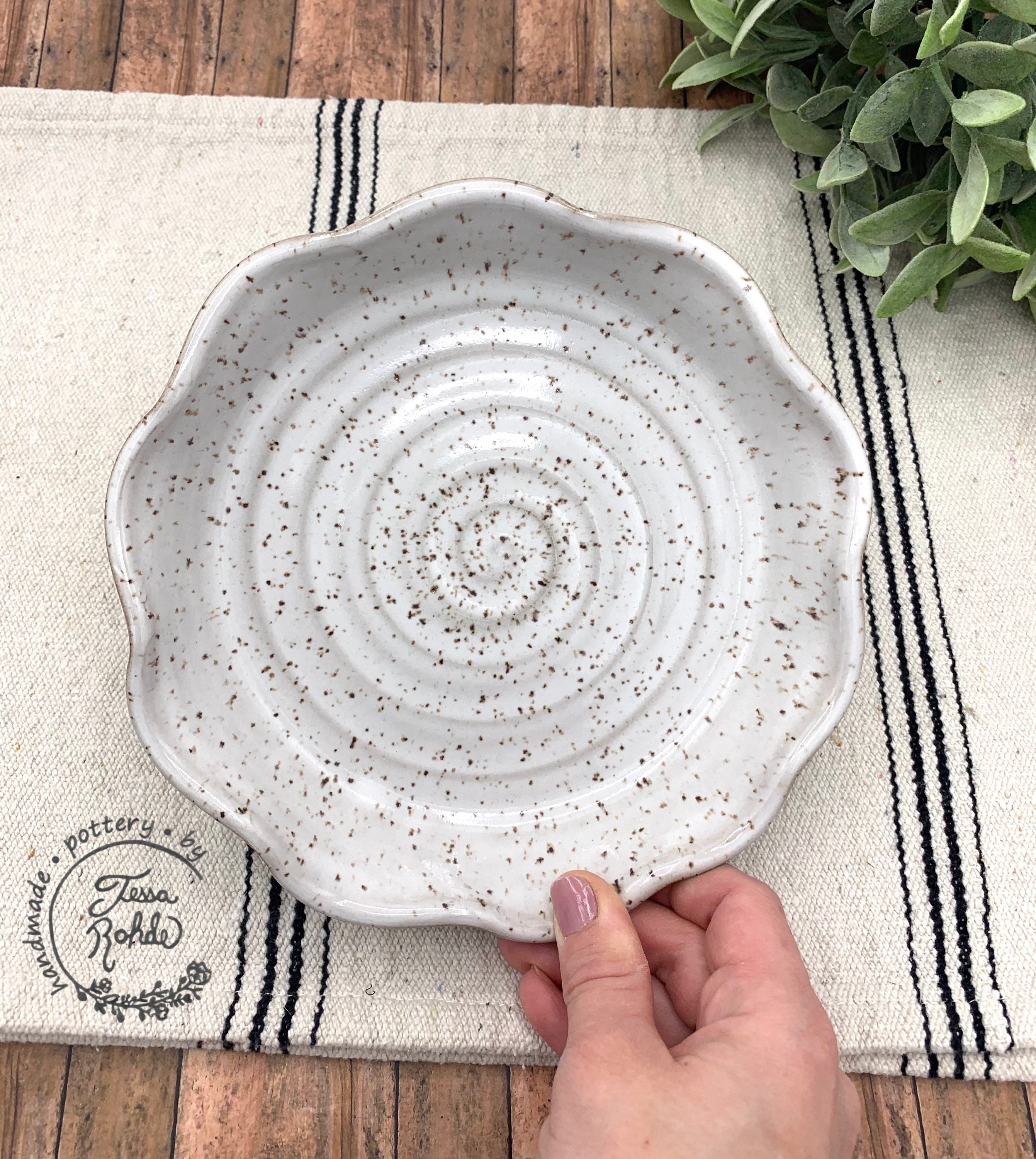 MINI Pie Plate/ Fluted Pie Dish/ Pie for 2/ Handmade Stoneware | Etsy ...