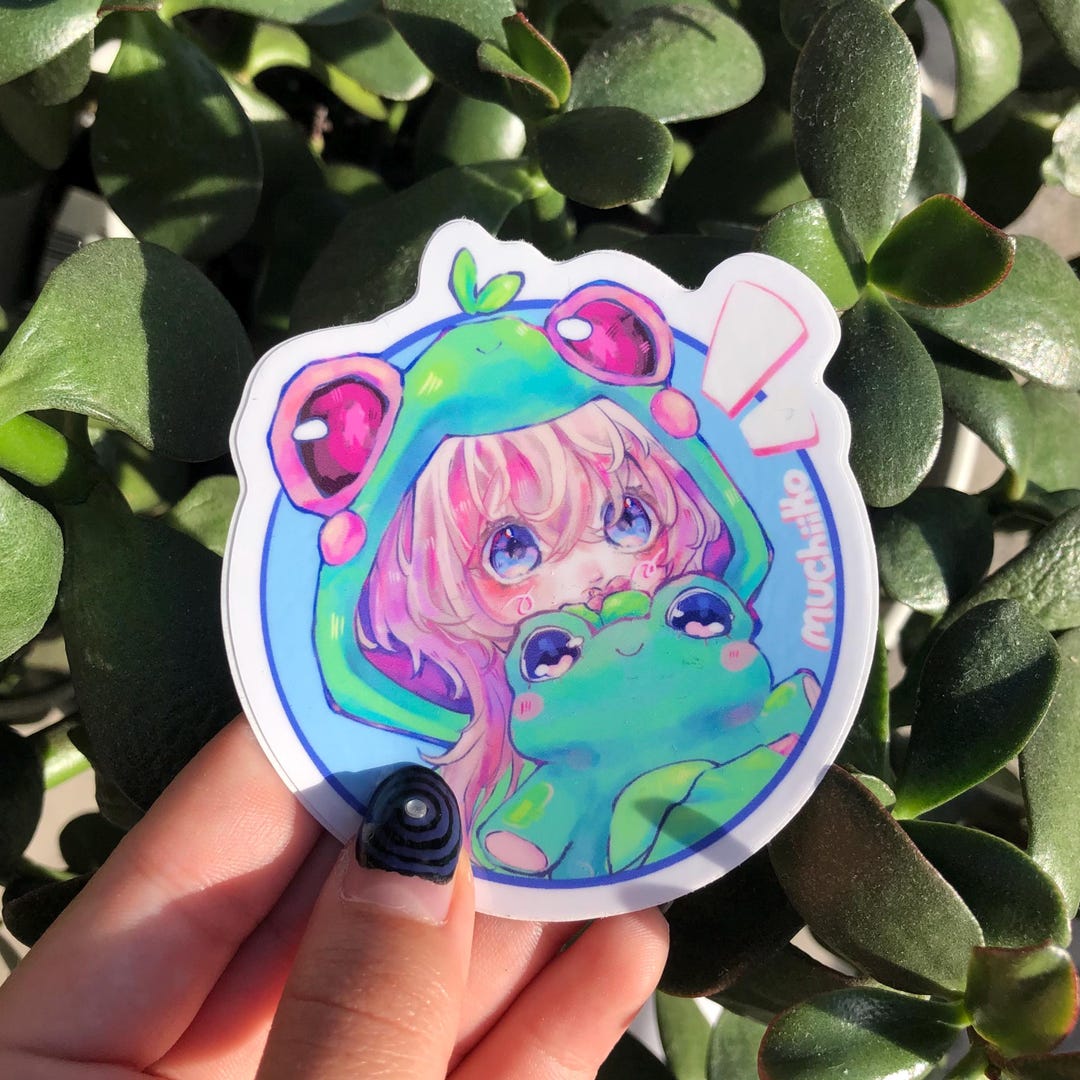 Muchiiko Vinyl Waterproof Sticker - Etsy