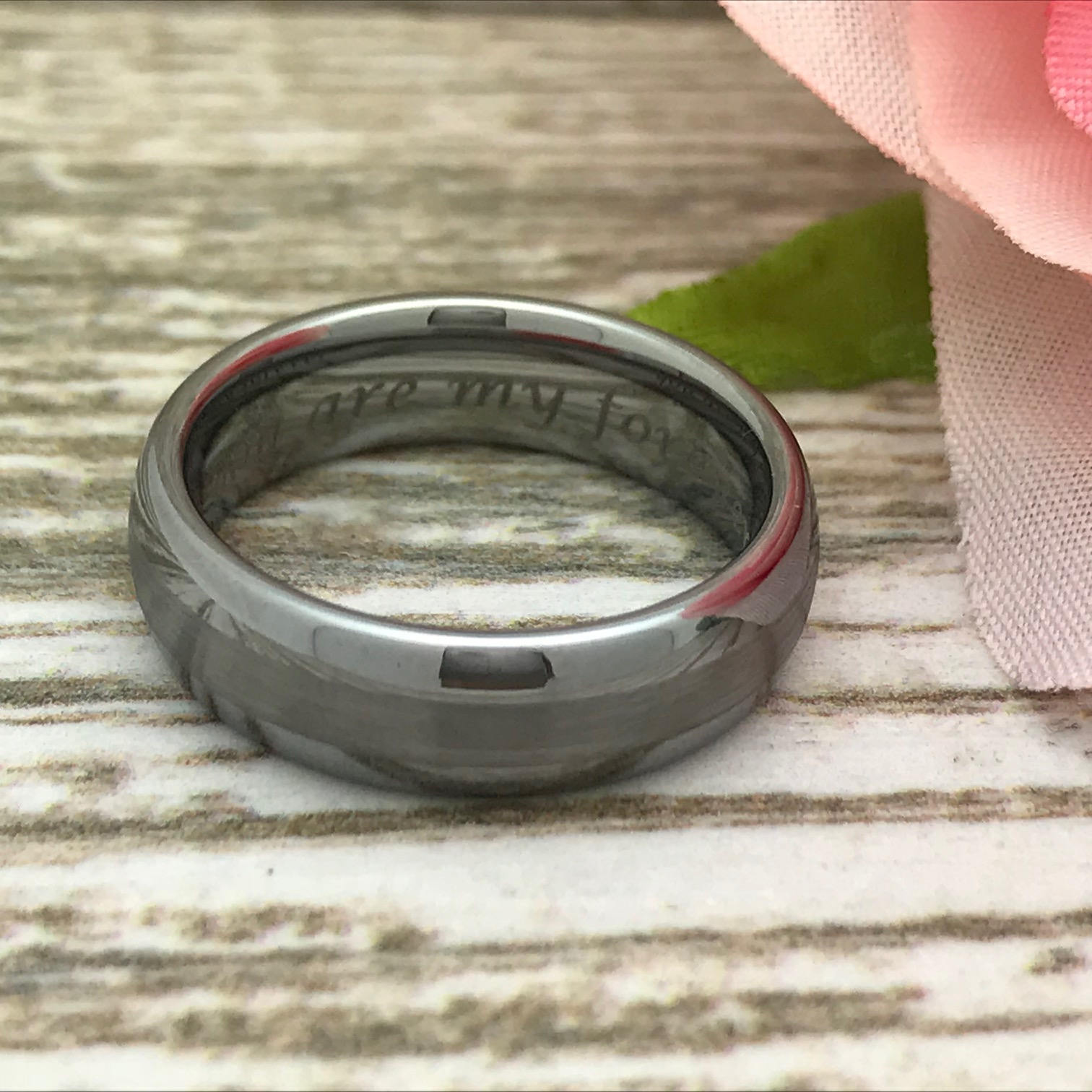 6mm Tungsten Ring Cross Ring Tungsten Wedding Ring | Etsy