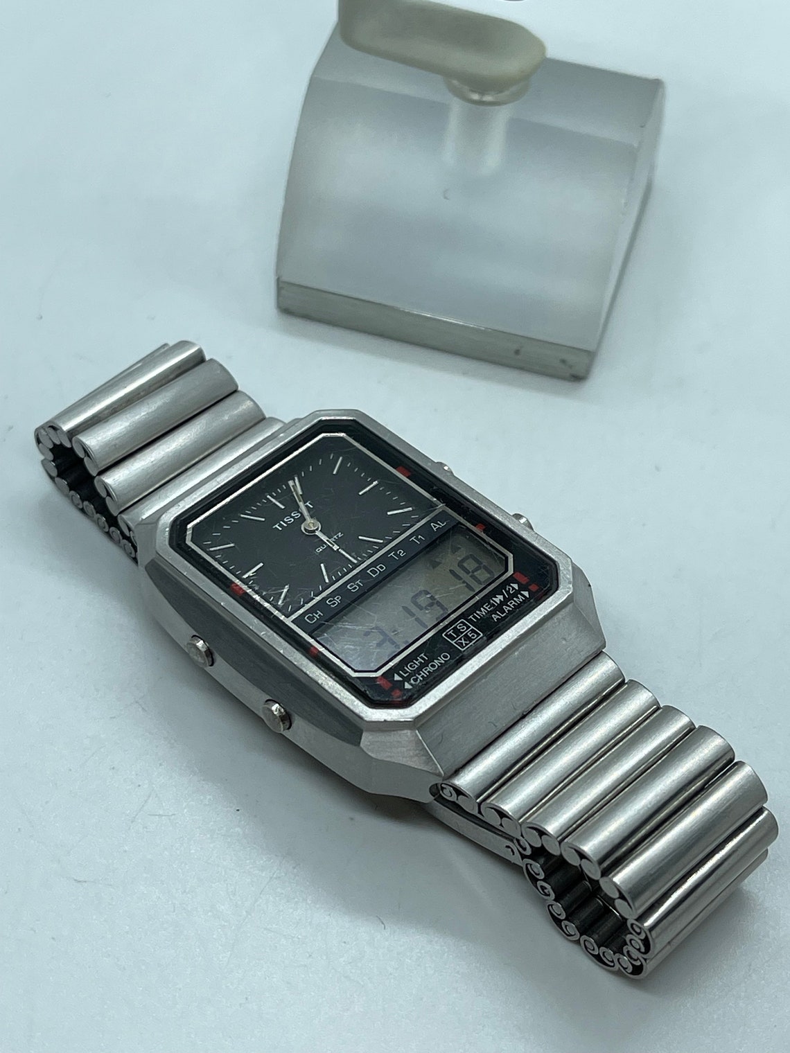 Tissot TSX5 Calibre 2045 Team Lotus F1 Wrist Watch Vintage Swiss Ana ...