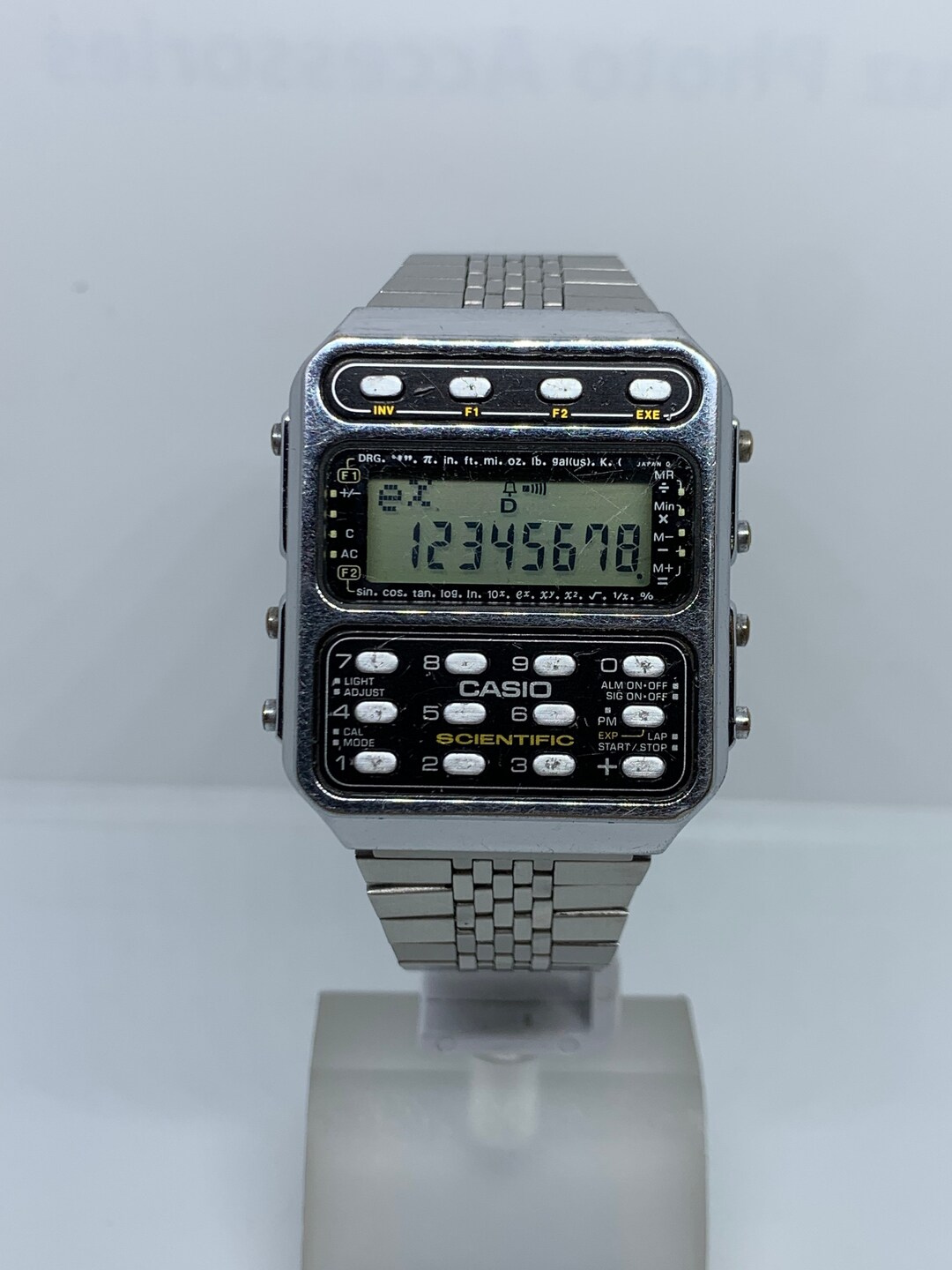 Vintage Casio CFX-200 Module197 Scientific Calculator Wrist Watch Japan ...