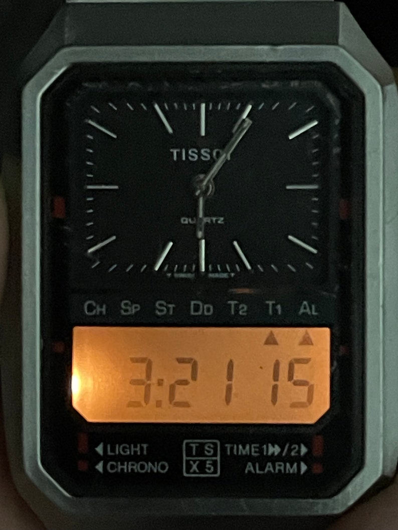 Tissot TSX5 Calibre 2045 Team Lotus F1 Wrist Watch Vintage Swiss Ana ...