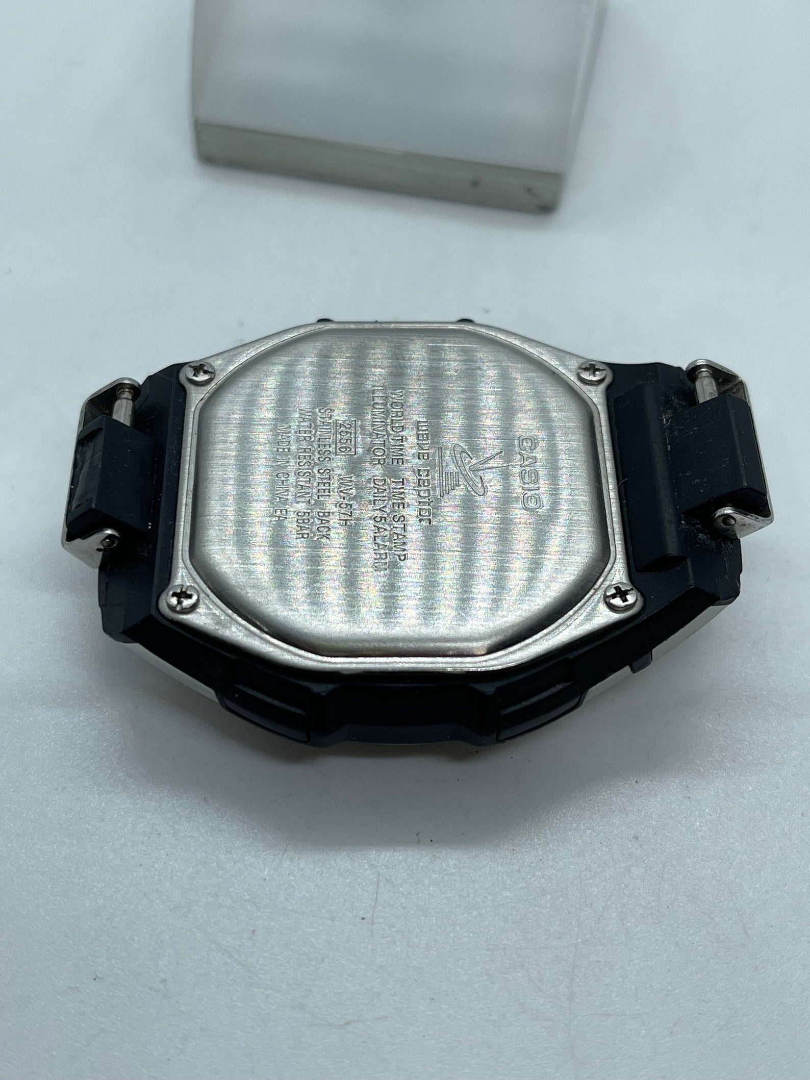 Casio WV-57H Module2556 Wave Captor Vintage World Time Wrist Watch ...