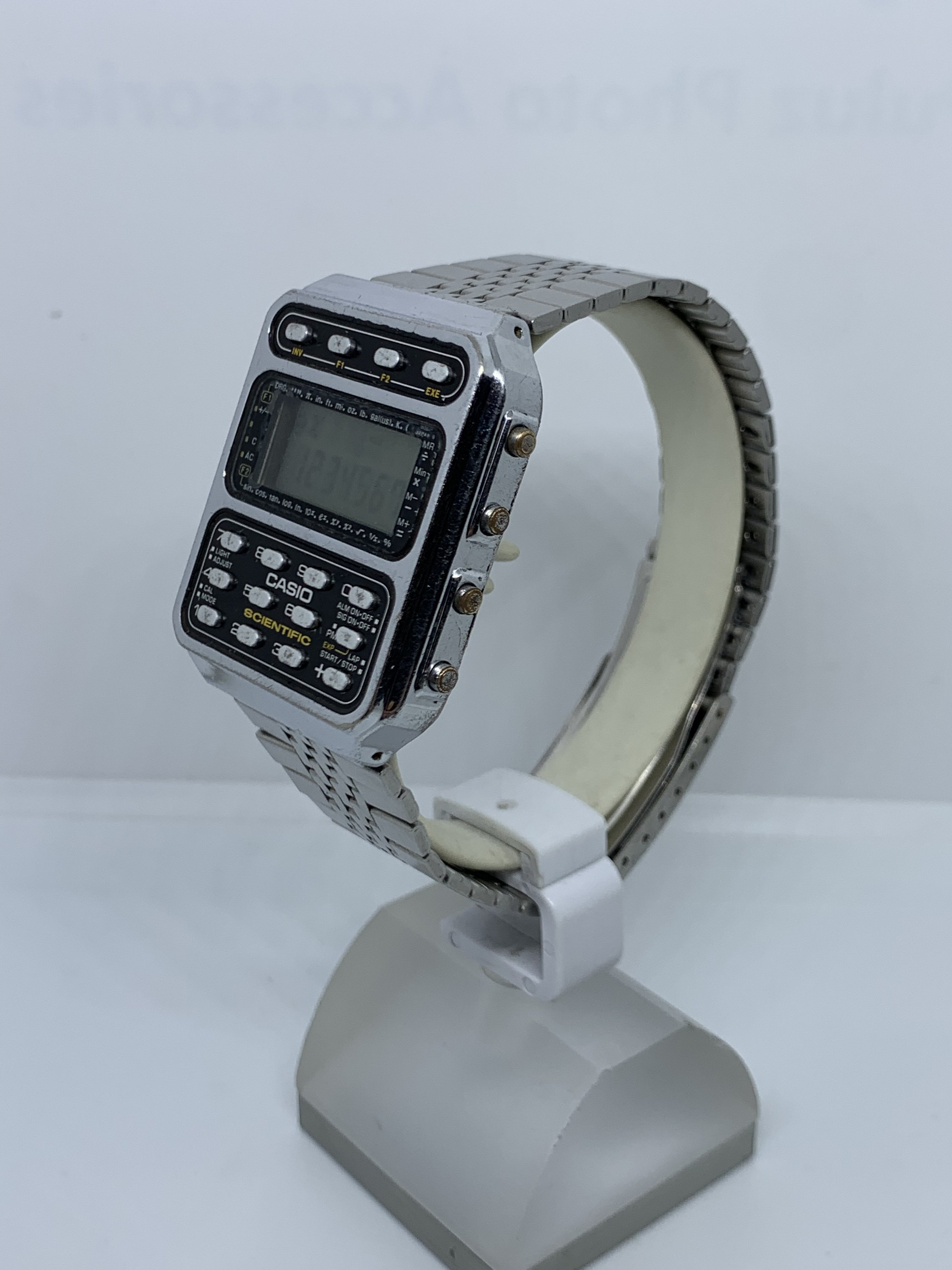 Vintage Casio CFX-200 Module197 Scientific Calculator Wrist Watch Japan ...