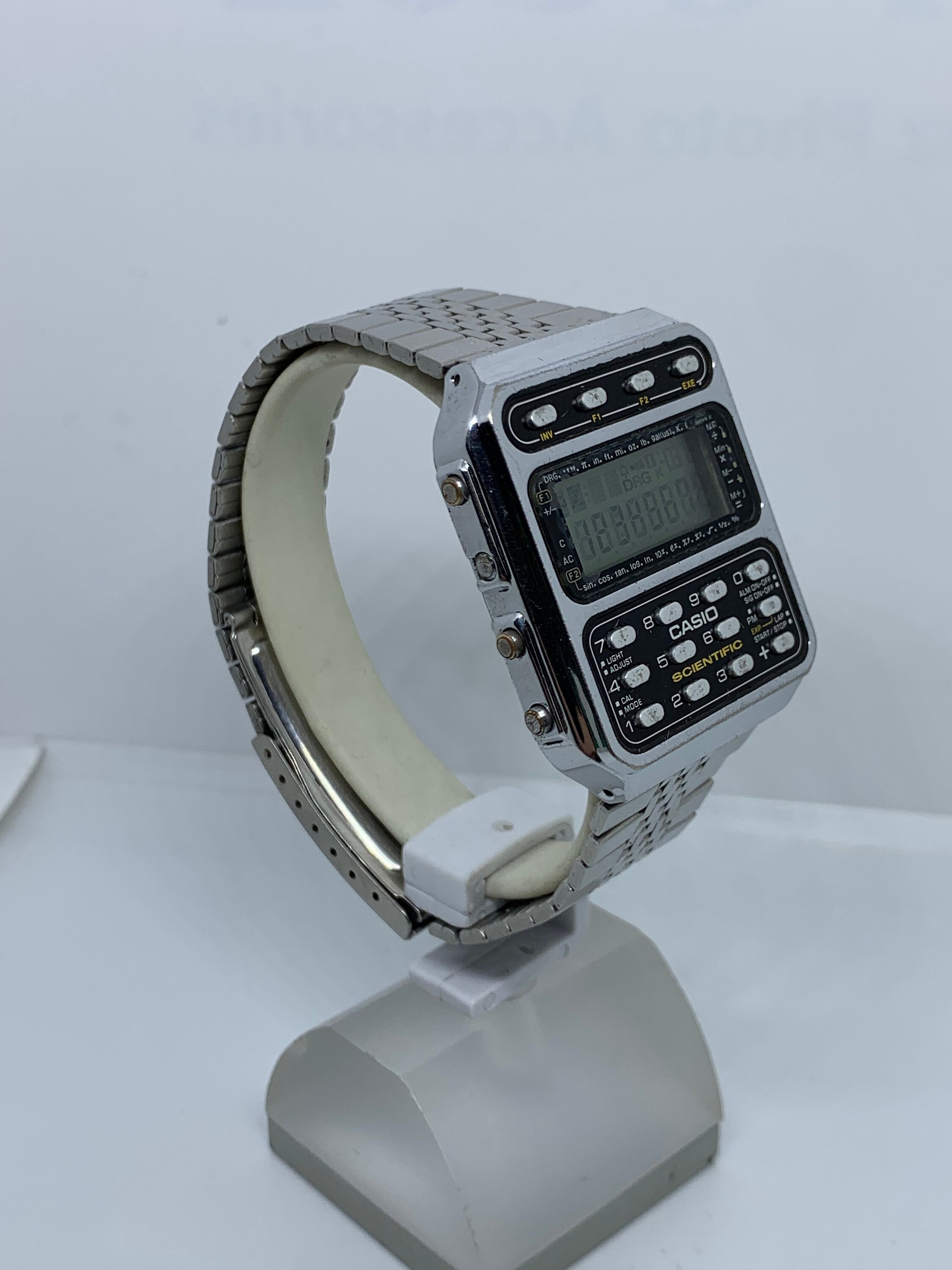 Vintage Casio CFX-200 Module197 Scientific Calculator Wrist Watch Japan ...