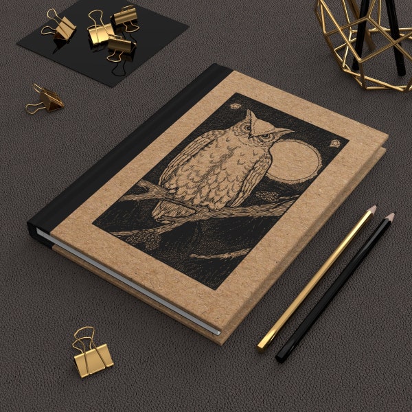 Owl Notebook - Etsy