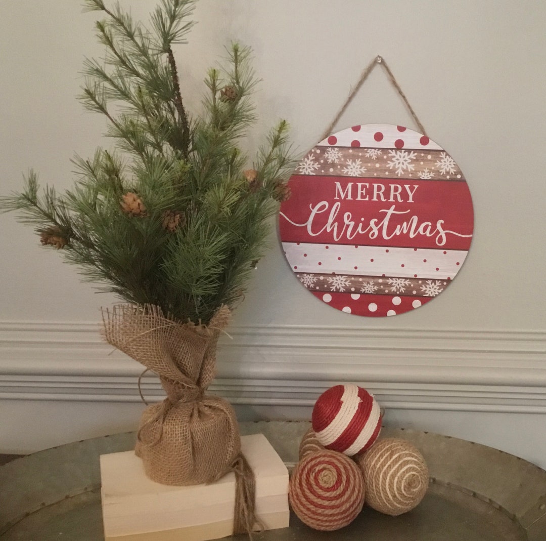 Merry Christmas Sign Christmas Decor Christmas Wall Sign Christmas ...