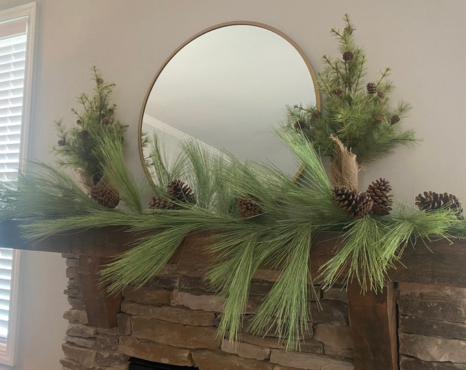 Long Needle Pine Garland | Pine Garland | Fall Garland | Winter Garland ...