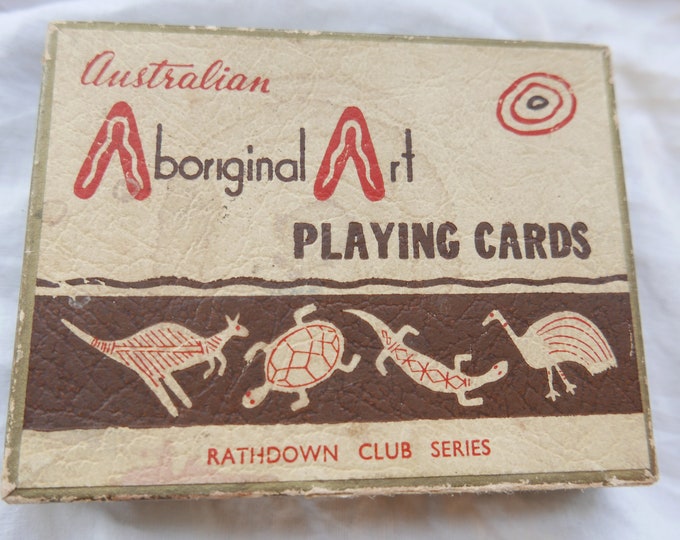 Australian Aboriginal Art Playing Cards, Rathdown Club Series - Etsy