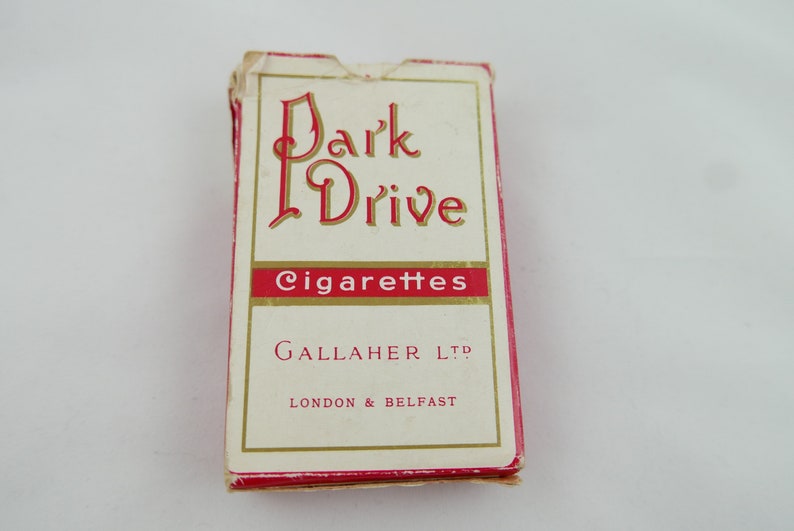 Park Drive Cigarettes Playing Cards - Etsy UK