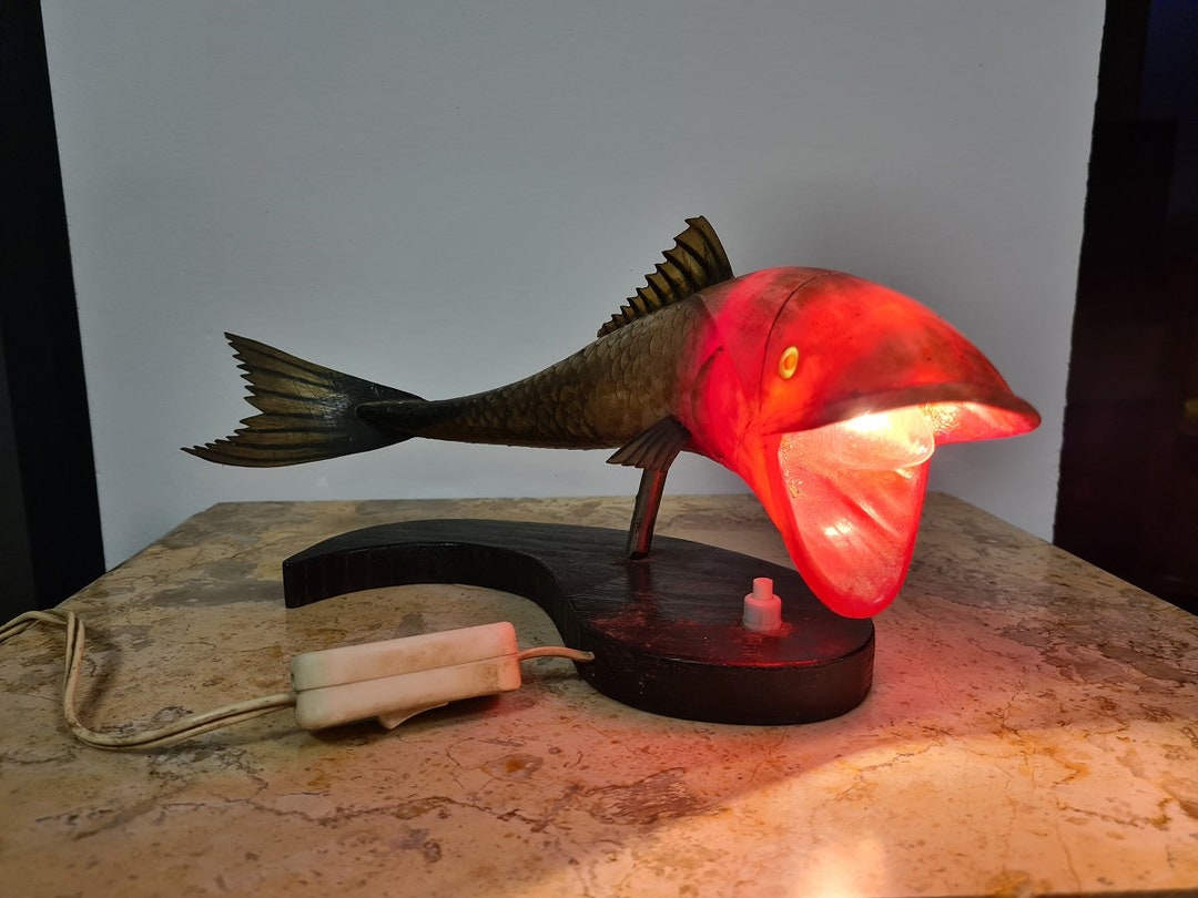 Lamp-fish Made of Bull Horn - Etsy