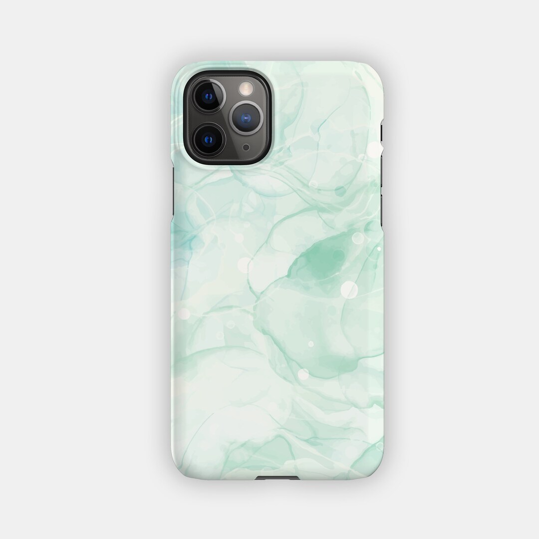 MINT MARBLE iPhone Case Abstract Marble Design for Your Apple iPhone 15 ...