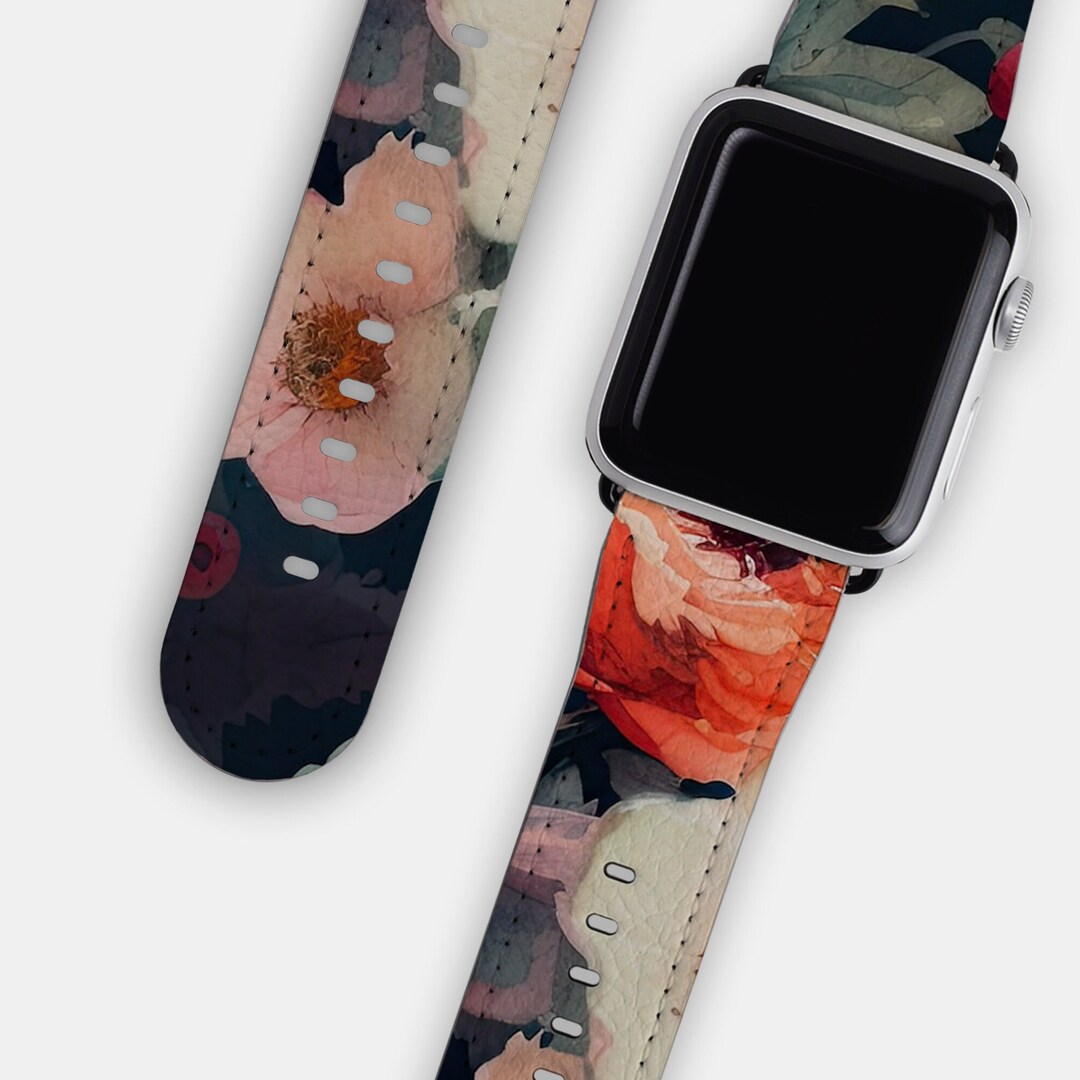 Table Bloom Watch Band Floral Design Watch Strap for the - Etsy