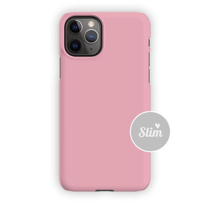 Pink Blush Block Phone Case for Apple iPhone 17, 16, 15, 14. Magsafe ...