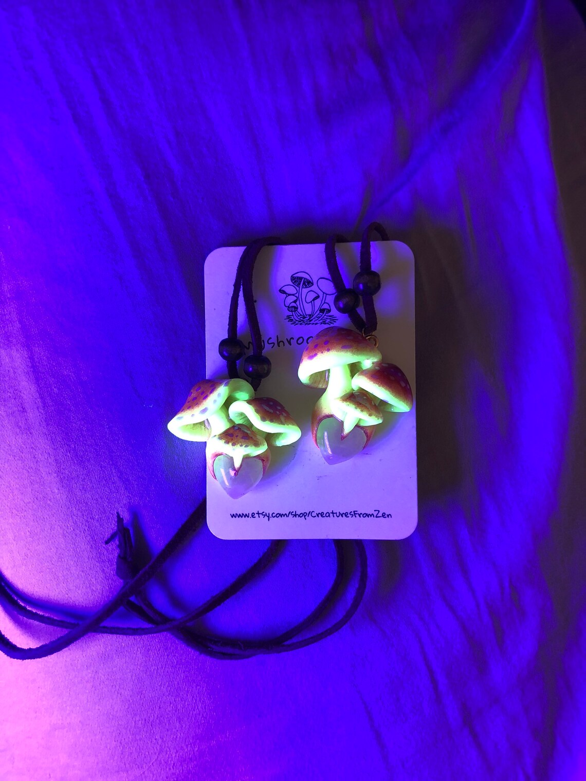 2 Pendants Share With Your Bestie Set Petite Cute Cluster Glow in Dark ...