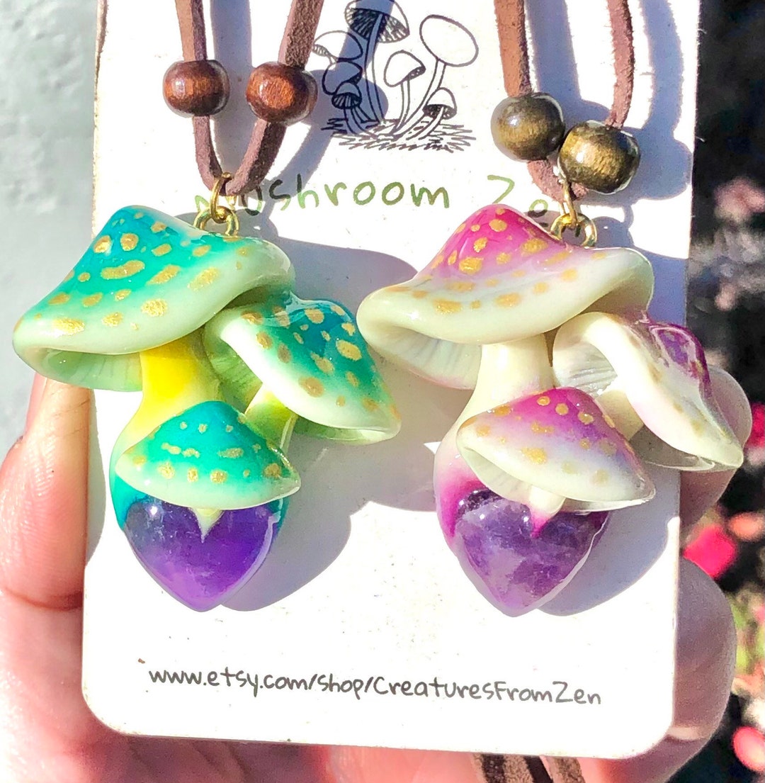 2 Pendants Share With Your Bestie Set Petite Cute Cluster Glow in Dark ...