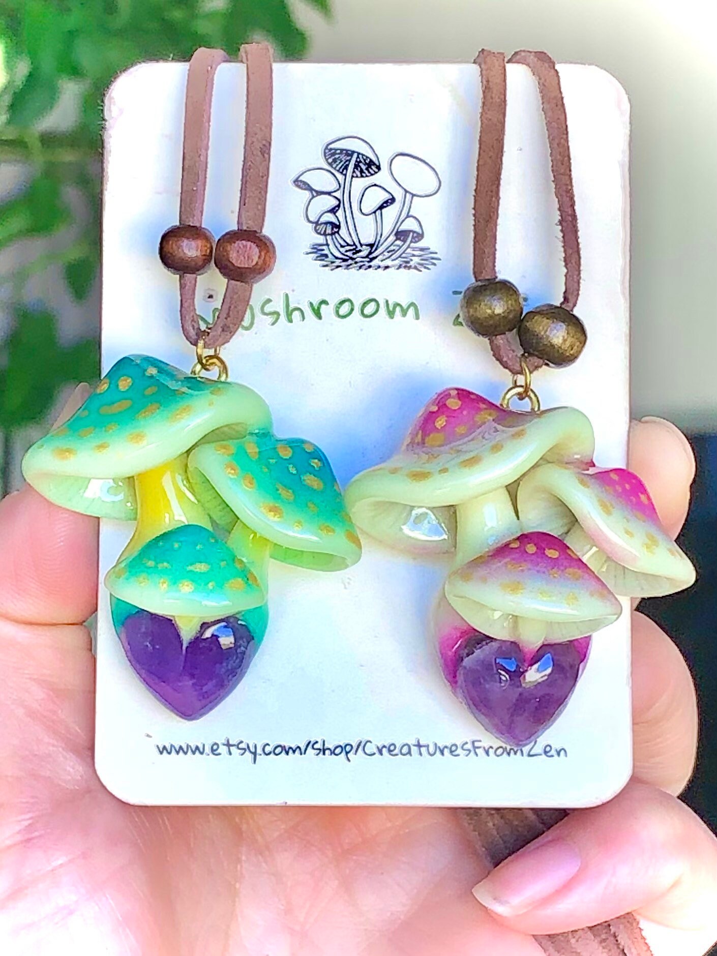 2 Pendants Share With Your Bestie Set Petite Cute Cluster Glow in Dark ...