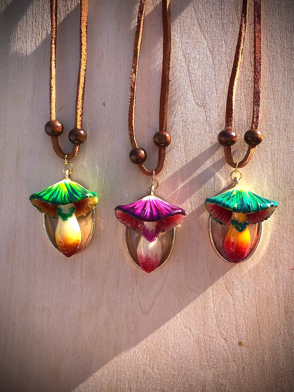 Mushroom zen signature Fairy cap 3D petite Glow in the dark | Etsy