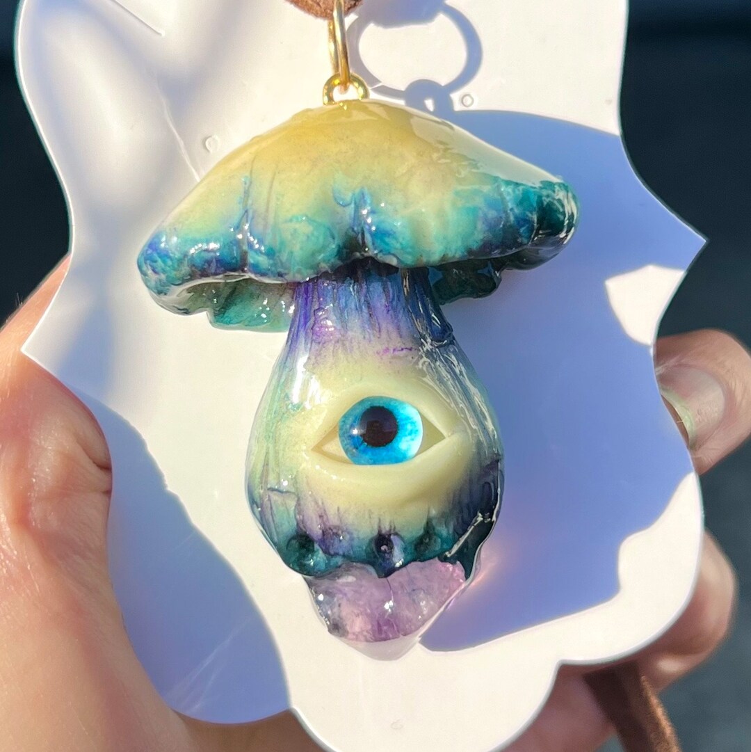 Zens Jack Frost Spiritual Protection Amulet Mushroom Pendant - Etsy