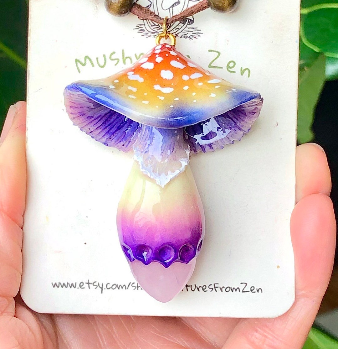 Psilocybin Blue Meanie Mushroom Zen’s Signature Design Glow in Dark ...