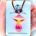2 Pendants Share With Your Bestie Set Petite Cute Glow in Dark Rose ...