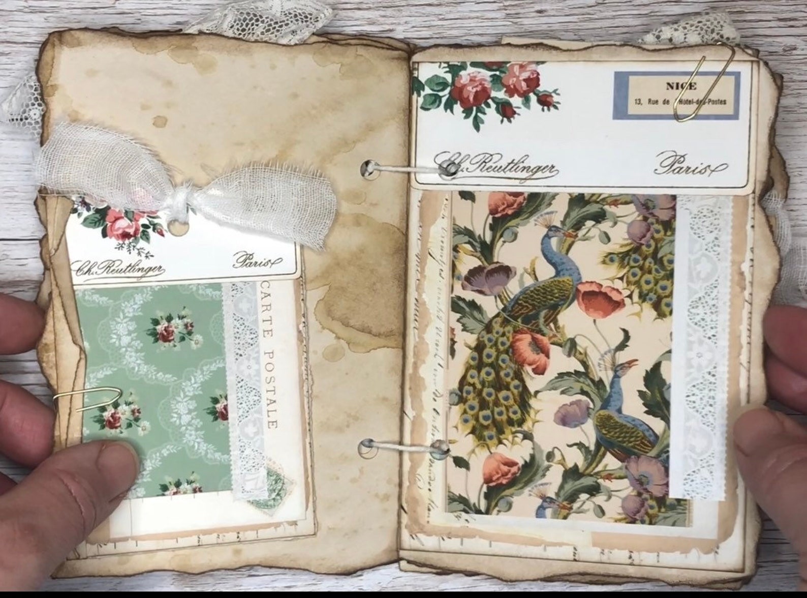 Pretty Sample Tags/journal Cards...vintage Digital Junk Journal Kit ...