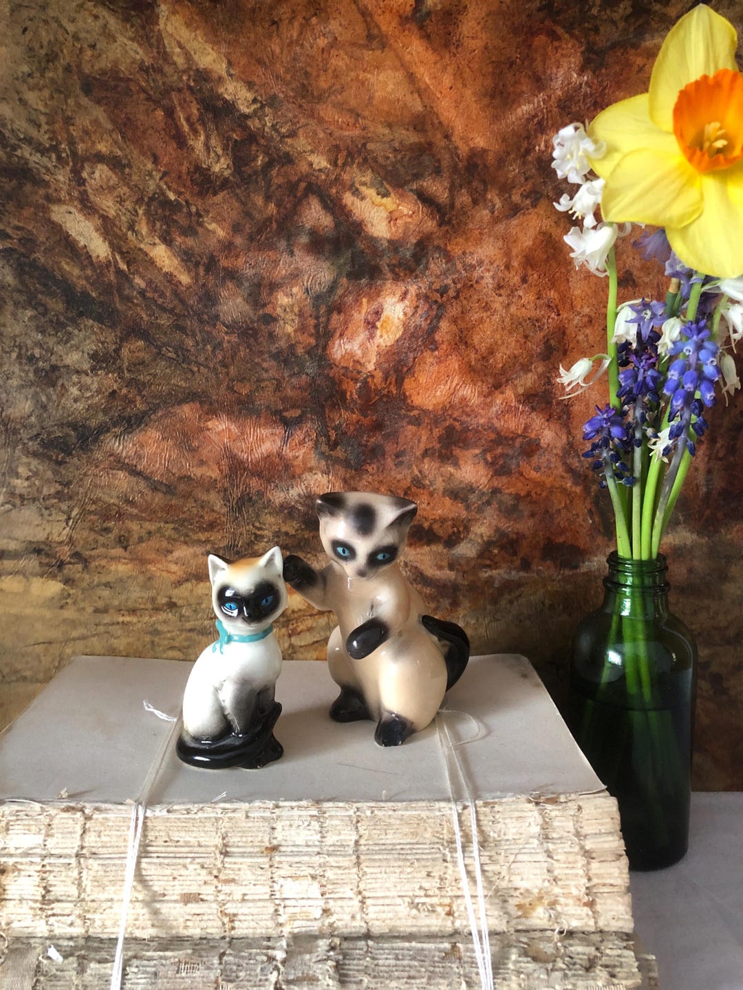 2 Vintage Goebel Siamese Cat Figurines, Made in West Germany 1960’s ...