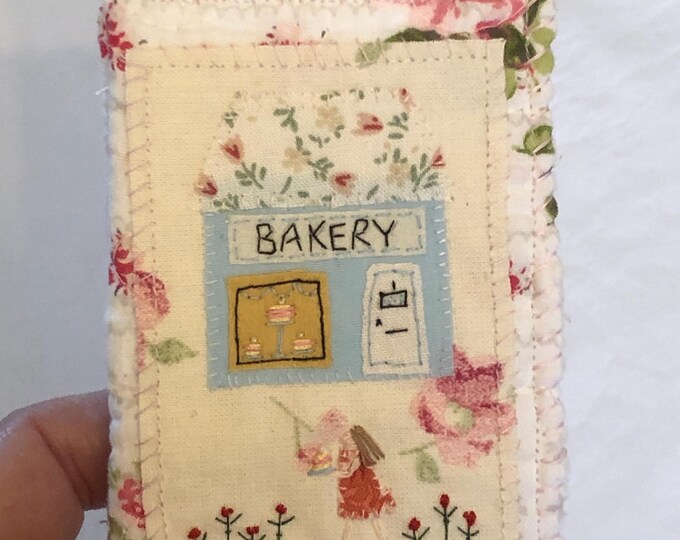 Handmade Needle Book/case, Tiny House, Slow Stitched, Pin Cushion ...