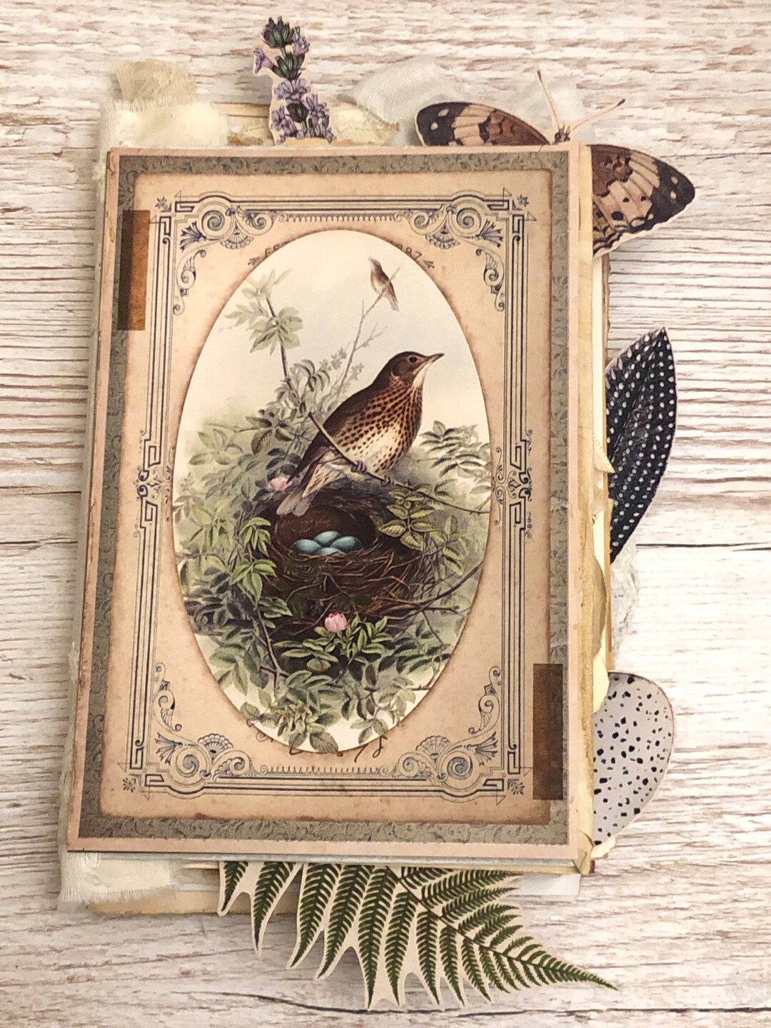 Printable Junk Journal Cover With Journal Cards & Ephemera, Digital Kit ...