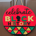 Black History Month Door Hanger: Afrocentric Wooden Wall Decor - Etsy