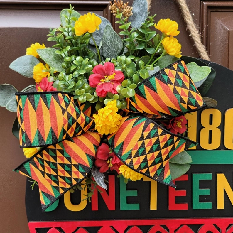 Juneteenth Door Hanger Juneteenth Decorations Freedom Day - Etsy